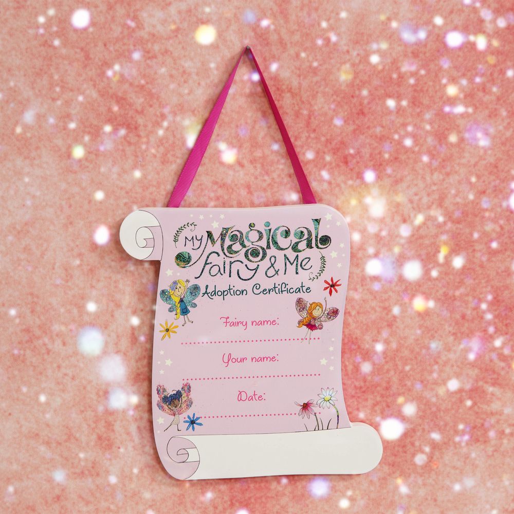 Fairy Friend Adoption Certificate Wooden Plaque - MY MAGICAL FAIRY & M ...