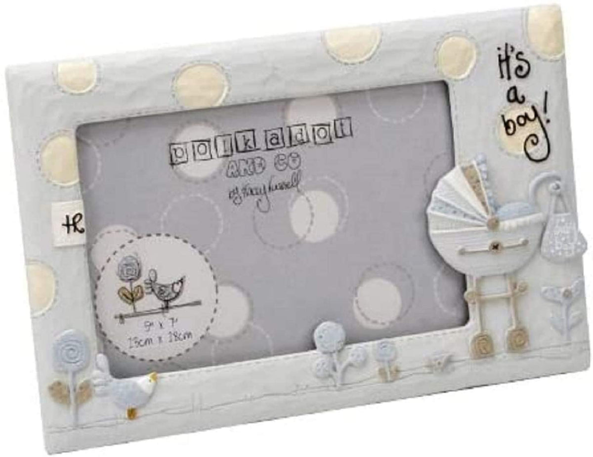 Tracey Russell It's a Boy Baby Photo Frame – PINKBLUEWHITE